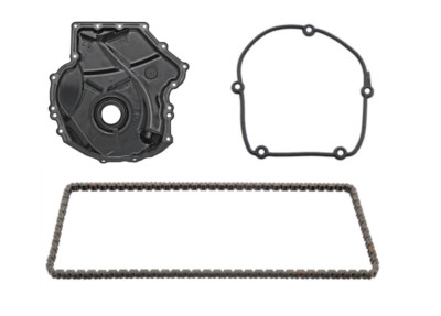Lower Timing Cover+ Upper Timing Chain & Cover Gasket for VW GTI JETTA ...