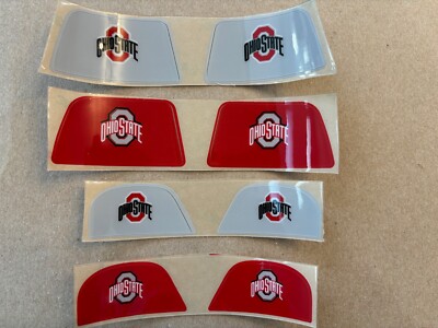 Ohio State Buckeyes Oakley Nike Football Helmet Visor Shield Tab Decals ...