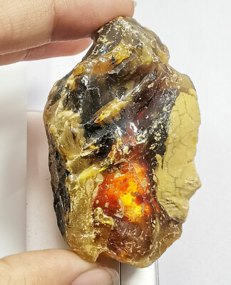 183 Ct Natural Real Amber, Rare Amber Rough Stone Raw Amber Rough ...