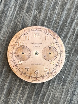 Venus 188 Chronograph Movement And Dial For Parts | eBay