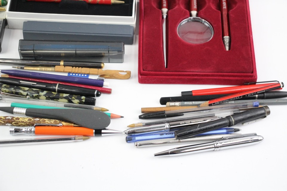 Writing Instruments Assorted Inc Fountain Pens Ballpoint Biro ...
