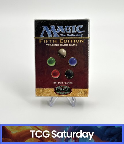 MAGIC THE GATHERING FIFTH EDITION TWO PLAYER ADVANCED LEVEL STARTER ...