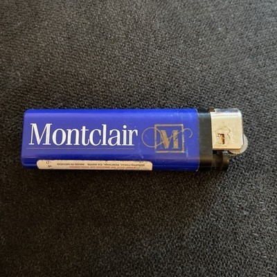 Vintage Montclair Cigarettes Disposable Plastic Scripto Lighter Blue ...