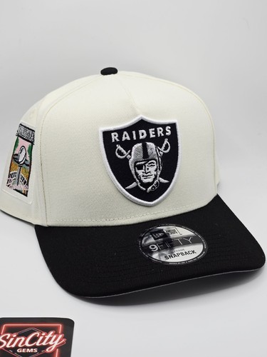 Las Vegas Raiders Nation New Era 2 Tone 9Fifty Pearl A-Frame Snapback ...