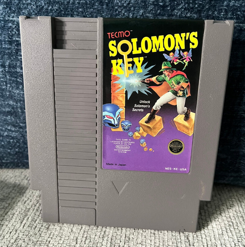 Solomon's Key (Nes, Nintendo Entertainment System) Tested and Working ...