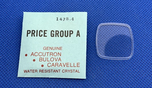 Bulova Accutron Crystal 1478-4 Water Resistant NOS | eBay