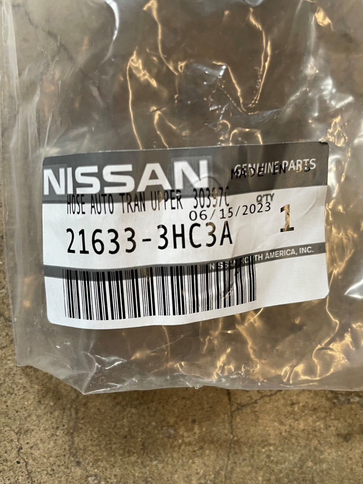NEW OEM NISSAN VERSA NOTE 2013-2024 TRANSMISSION OIL COOLER LINE | eBay