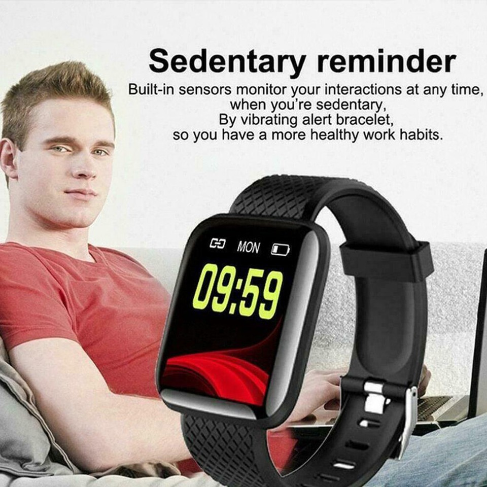 Smart Watch Bracelet Men Women Fitness Tracker Heart Rate for Android ...