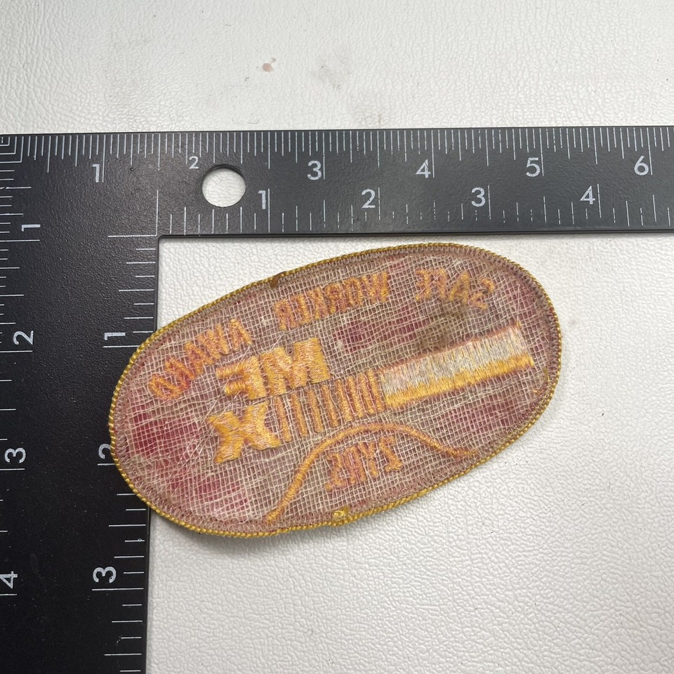 Vtg Motor Freight Express MFX 2 YEARS SAFE WORKER AWARD Trucker Patch ...