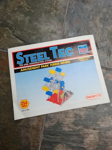 Vintage Remco Steel Tec Amusement Park Ferris Wheel 7095 Instructions ...