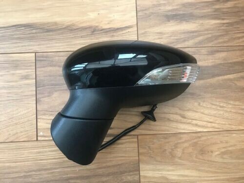 Ford Fiesta Mk7 09-12 Door Mirror Power Fold Black New Passenger Side L ...