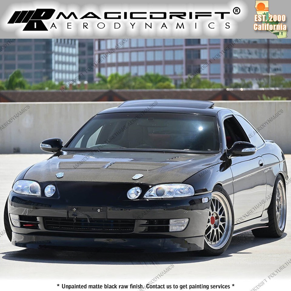 For 92-96 Lexus SC400 SC300 JDM WS Style Front Bumper Lip Chin Spoiler ...