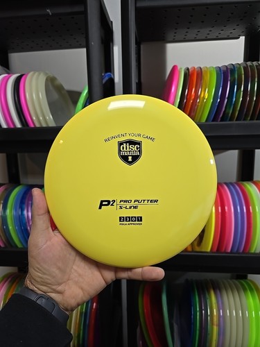 Discmania Discs Yellow S-Line P2 173g Disc Golf Putter Approach | eBay