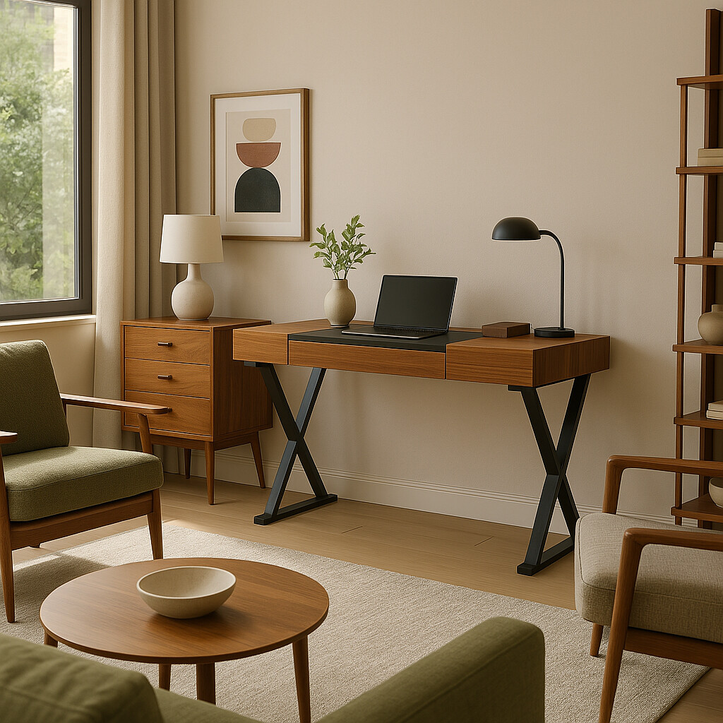 Centurion Supports ADONIS Walnut Matt Black Ergonomic Luxury Home ...