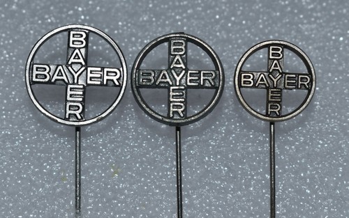 BAYER Pharmaceutical chemical company medicaments drugs vtg stick pin ...