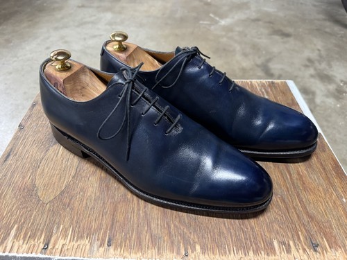 Meermin Mens Mark Wholecut Oxford Navy Calf 9.5 UK / 10.5 US Goodyear ...