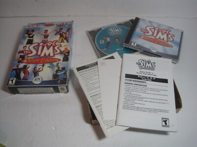 The Sims Deluxe Edition: Includes 2 Discs, Case, Booklets and Box ...