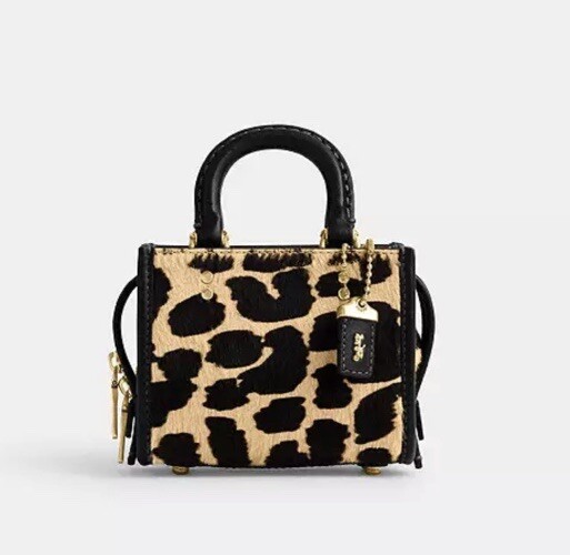 COACH Rogue 12 Micro Haircalf With Leopard Print Purs… - Gem