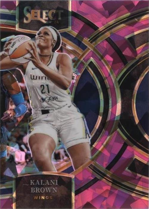 2024 Panini Select WNBA - Premier Level Kalani Brown #110 Pink Ice ...