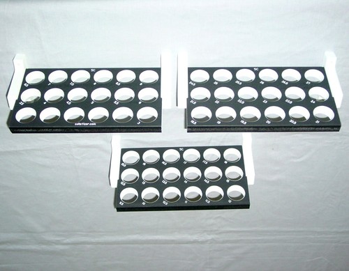 5C 1/2mm Metric Wall Collet Rack Tray Drawer/Bench Storage Holder Set ...
