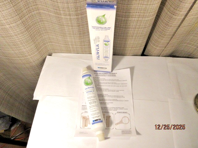 Watts Flow-Pur FP10GT, #1 In-Line Water Filter with 1/2" MPT, DAS | eBay