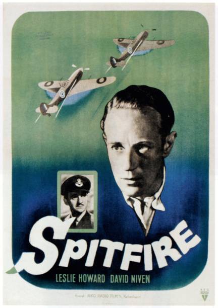The First Of The Few poster David Niven Leslie Howard on Danis- 1942 ...