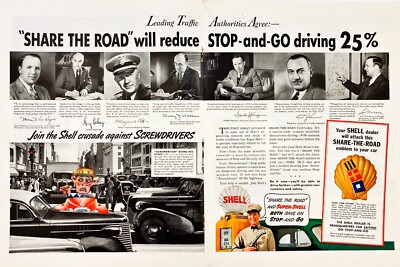 Marcus Samuel Jr. Shell Corp Gasoline Oil Screwdriver 1939 Vtg Magazine ...