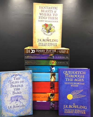 11 X Harry Potter Book Bundle Paperback/Hardback By JK Rowling | eBay UK