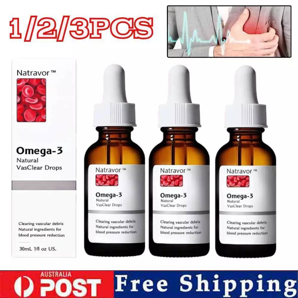 Vegan Omega-3 Natural Vasclear Drops Fish Oil Alternative DHA EPA ...