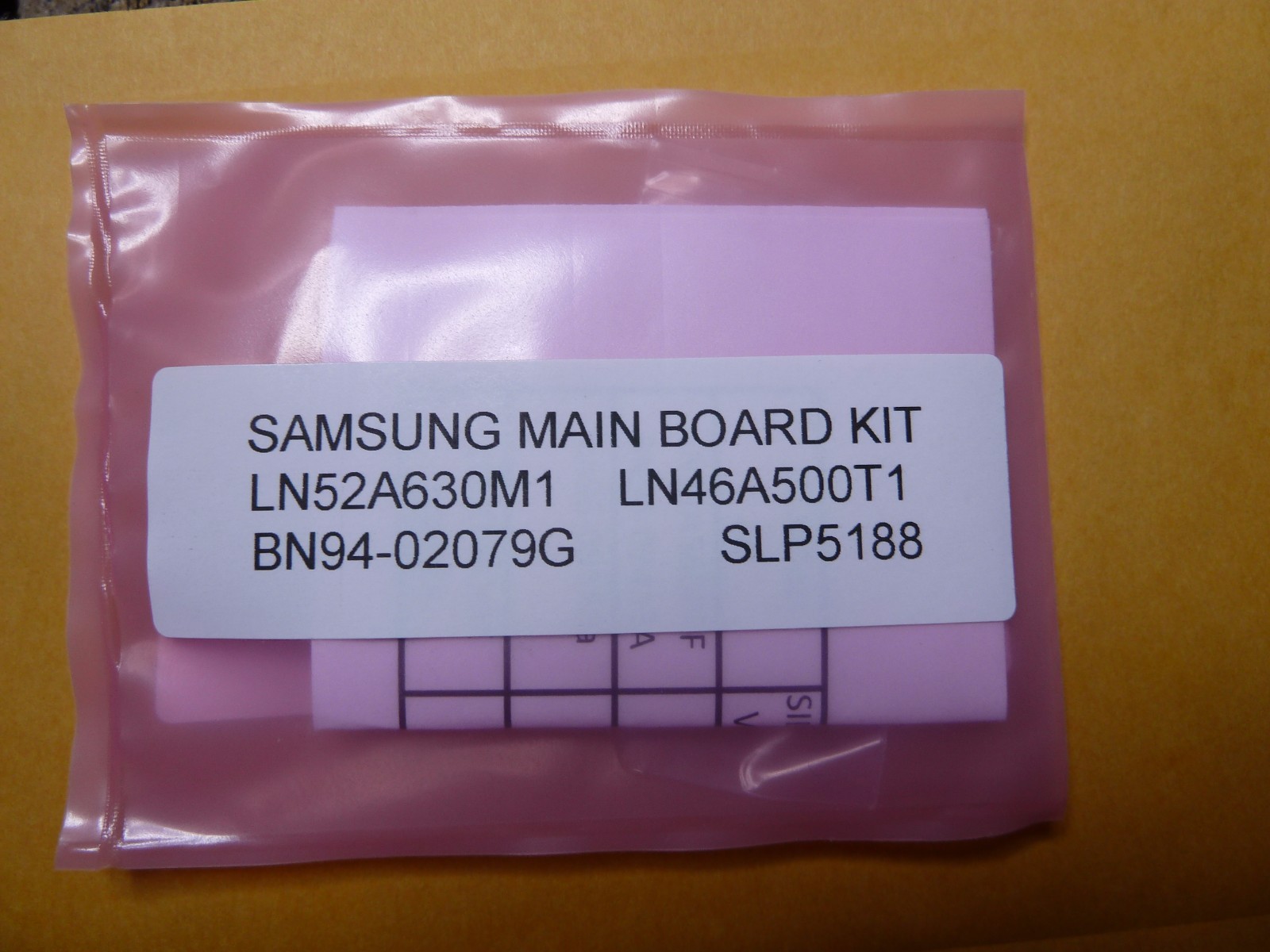 BN94-02079G LN52A630M1F LN46A500T1F LN46A630M1 Main Board Repair Kit ...