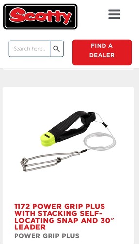 Scotty Power Grip Plus Release 30" Leader w/ Cable Snap - 1172 | eBay