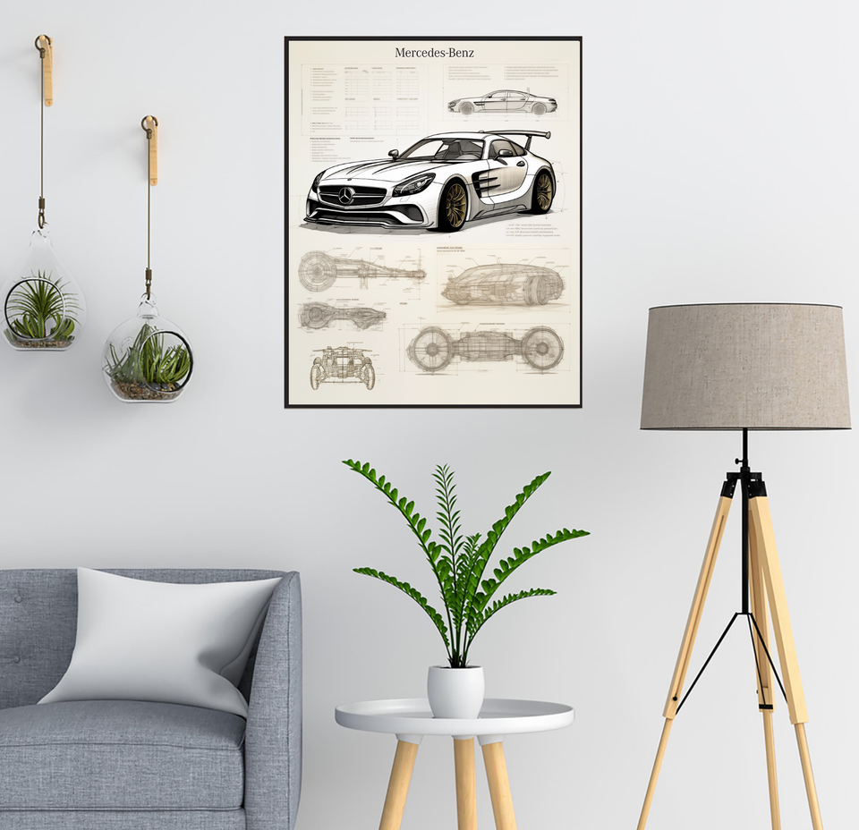 Mercedes Benz AMG Poster- Mercedes Benz AMG Wall Art, Mercedes Benz amg ...