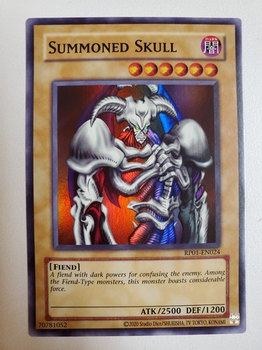Summoned Skull RP01-EN024 Retro Pack 1 SR Yugioh Card Unlimited Edition ...