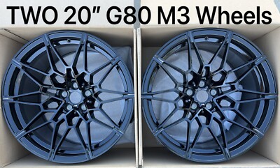 SET OF TWO 2020 BMW G80 M3 G82 M4 20x10.5 OEM Rear Wheels Rims ...