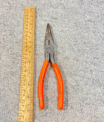 Mac Tools Pliers Needle Nose Side Cutting Coated Handles 8" #P3018220 ...
