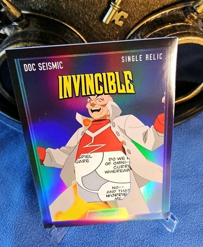 2025 Keepsake Invincible Doc Seismic 493 (2) Single Relic Silver (Comic ...
