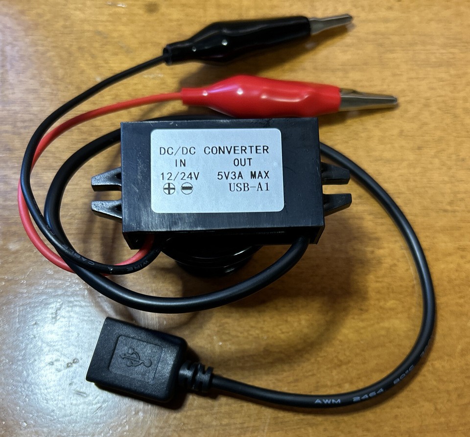 NNB 12V to 5V USB 3A DC Converter Step Down Power Adapter Module Flush ...