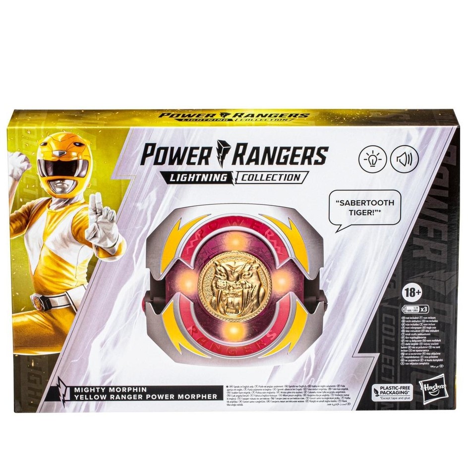 Power Rangers Lightning Collection Mighty Morphin Exclusive Yellow ...