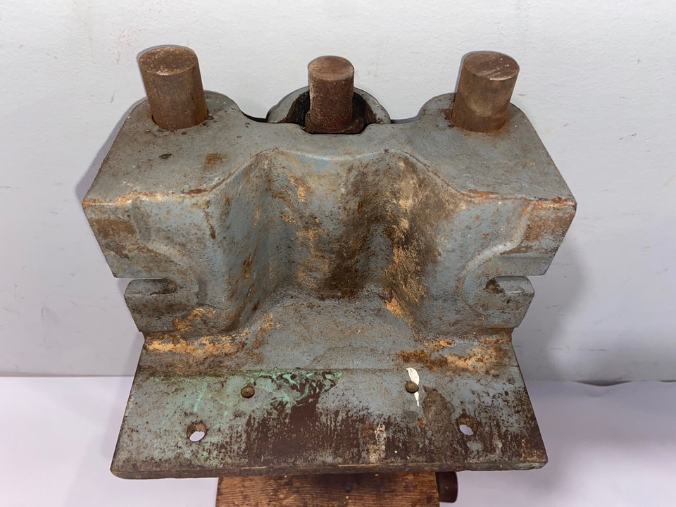 Vintage Morgan Vise 100A Quick Release Under Bench Mount 7" Jaws RARE ...