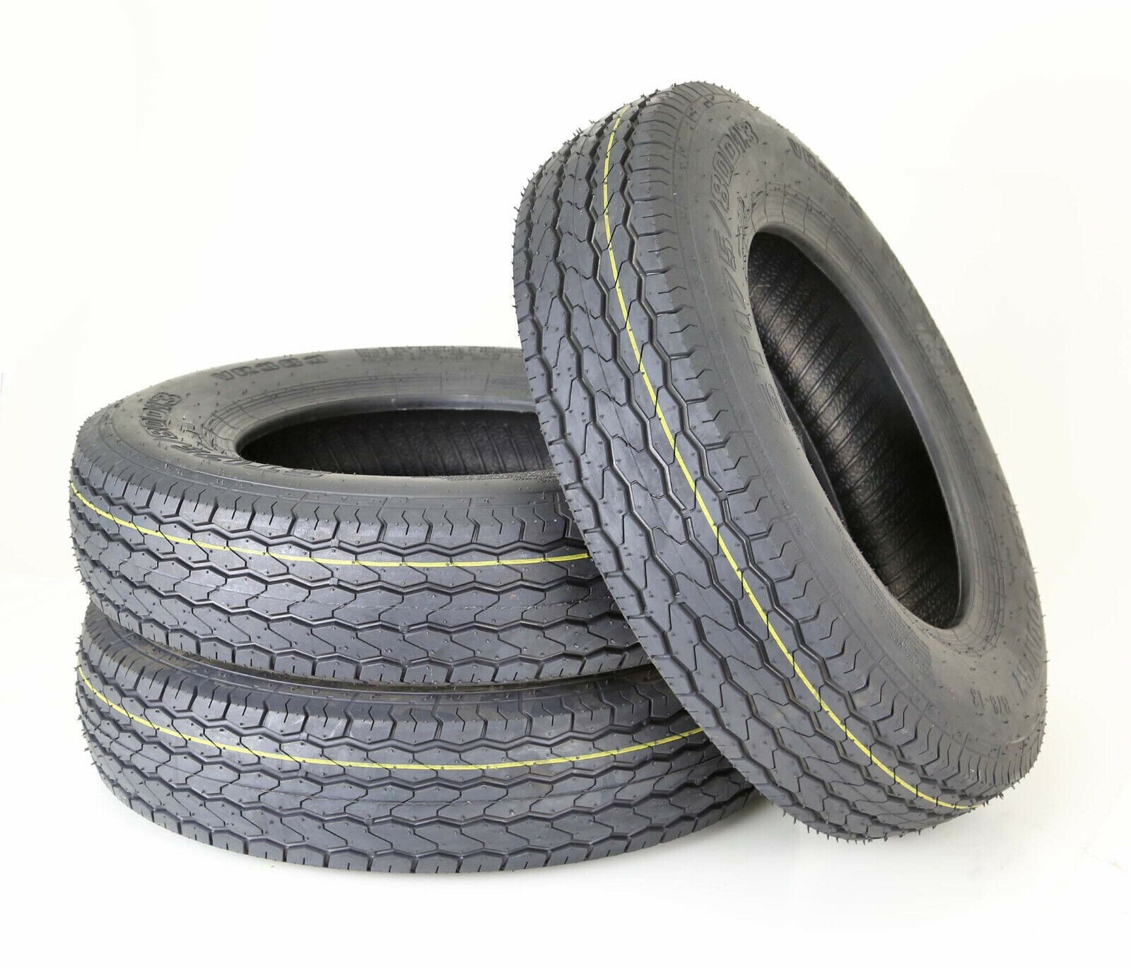 ST175/80D13 Trailer Tires FREE COUNTRY 175 80 13 1758013 B78-13 Bias 6 ...