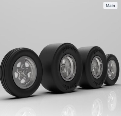 1:25 Weld Pro Star Wheel and tires | eBay