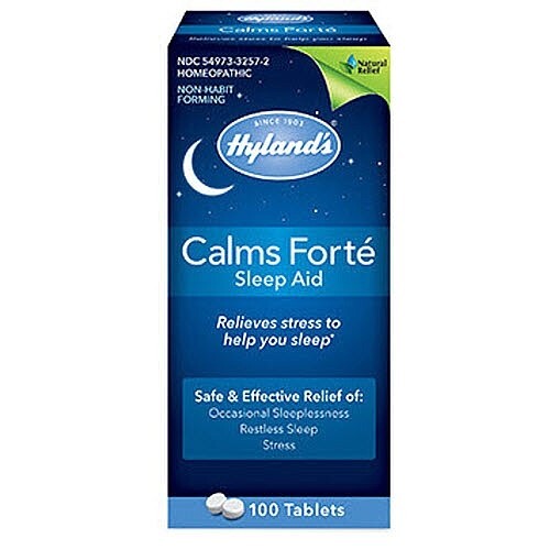 Hyland's Calms Forte Sleep Aid Quick Dissolving Tablets- 100 Ct | eBay