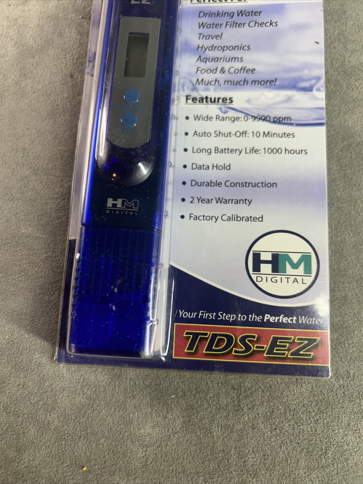 TDS EZ Meter Bio Digital Water Particle Liquid Analyzer Device Auto ...