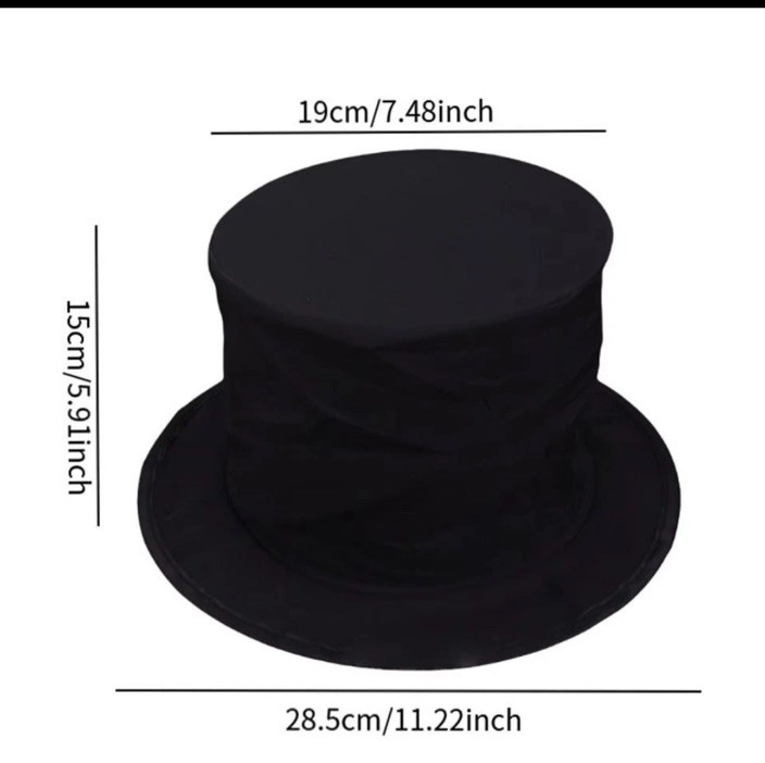 1Pc Folding Collapsible Opera Top-Hat Dancer Magic Trick Magician ...