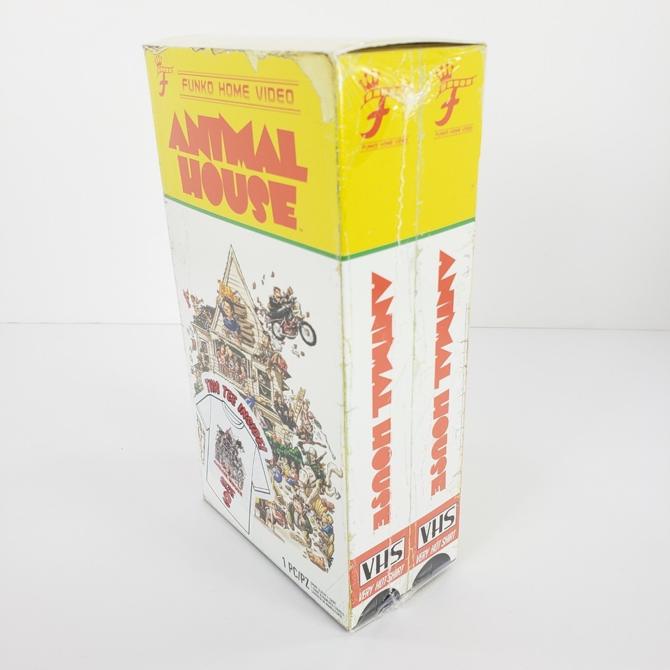 Animal House T-Shirt White S M L Tee Shirt ONLY Funko Home Video VHS ...