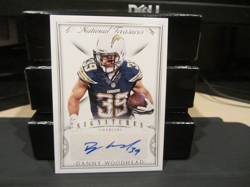 National Treasures Autograph Signatures Chargers Danny Woodhead 40/49 ...