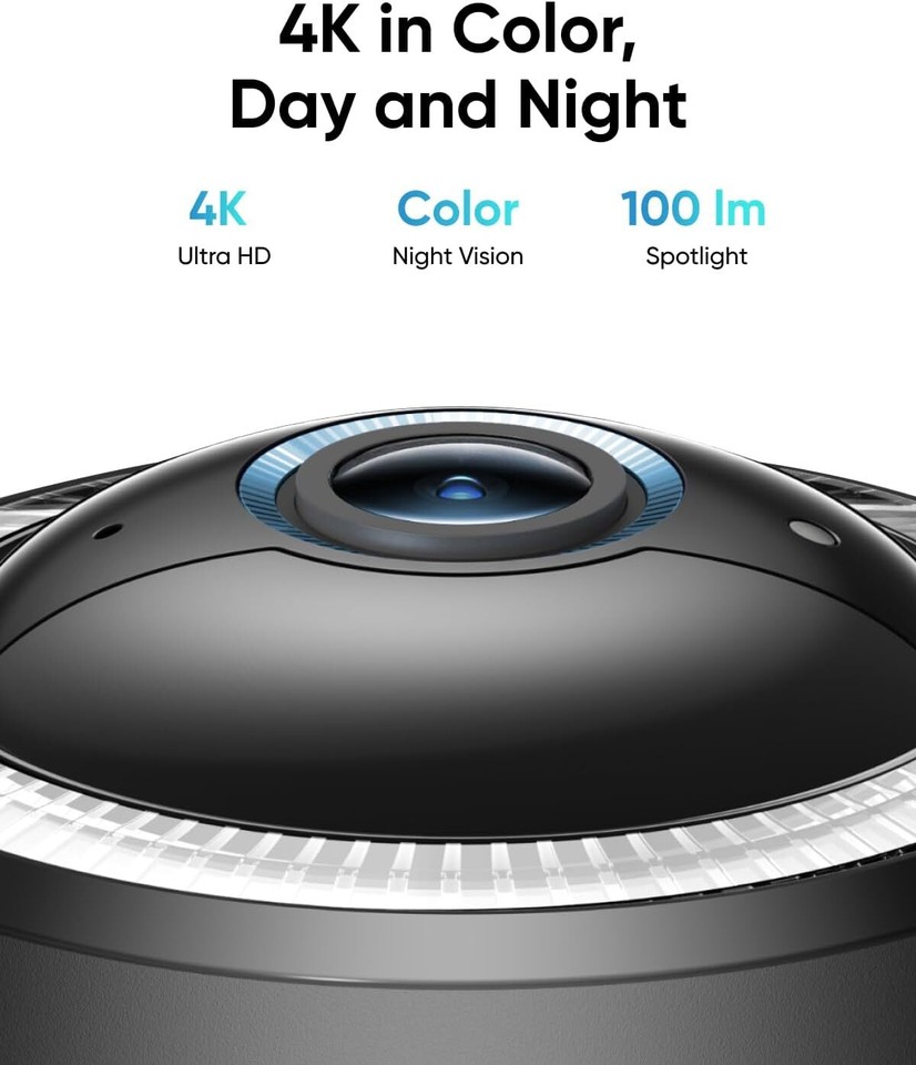 eufy 4G LTE Cam S330 4K Cellular Wireless Security Camera Solar Powered ...