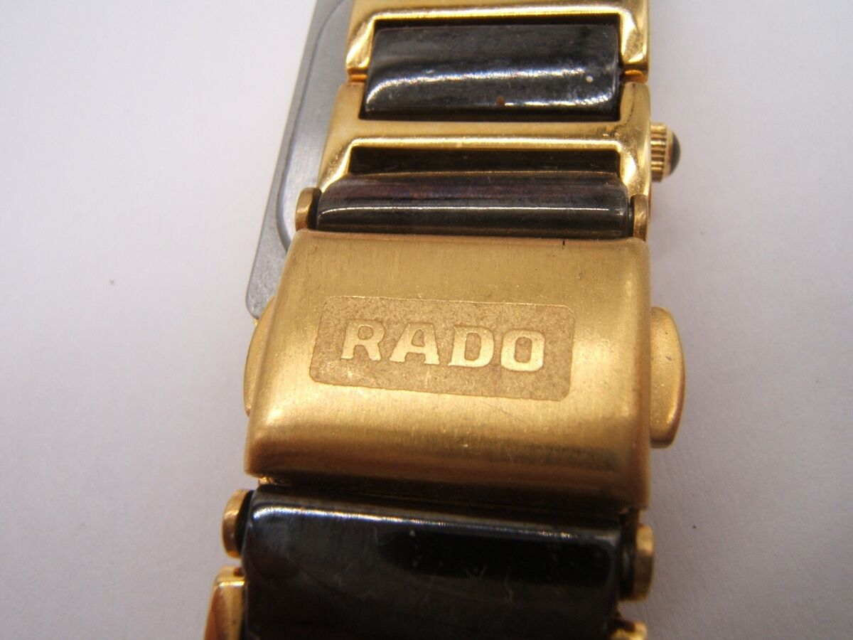 RADO SWISS QUARTZ JUBILE WRIST WATCH DIAMOND MARKERS CERAMIC RADO SWISS QUARTZ JUBILE WRIST WATCH DIAMOND MARKERS CERAMIC