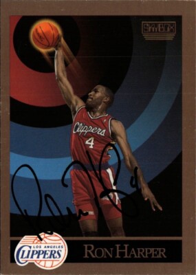 Ron Harper 1990-91 SkyBox authentic autographed card Clippers | eBay