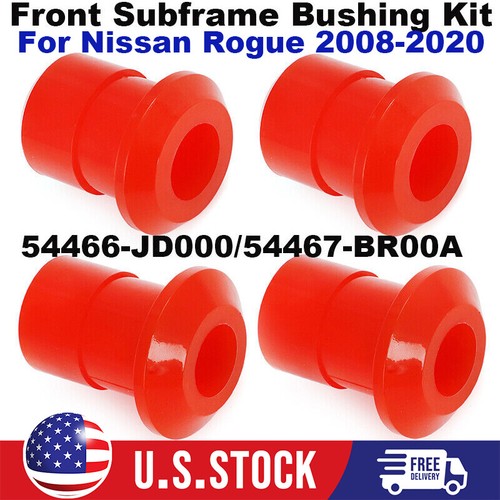 For Nissan Rogue 2008-2020 Front Subframe 4PCS - (Front & Rear) Poly ...